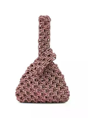 HIBOURAMA Niky Knot Clutch - Neutrals