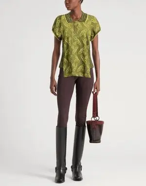 VIVIENNE WESTWOOD Cotton Piqué Polo Shirt - Green