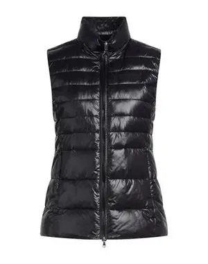 Patrizia Pepe Lightweight Padded Vest - Black