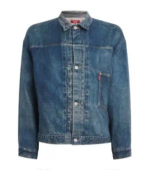 Junya Watanabe X Levi’s Distressed Denim Jacket - Purple