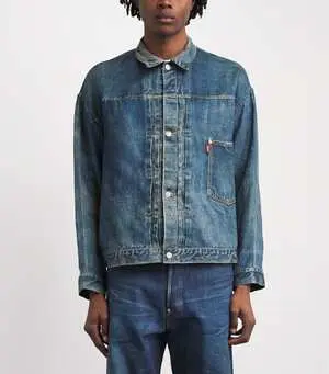Junya Watanabe X Levi’s Distressed Denim Jacket - Purple