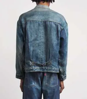 Junya Watanabe X Levi’s Distressed Denim Jacket - Purple