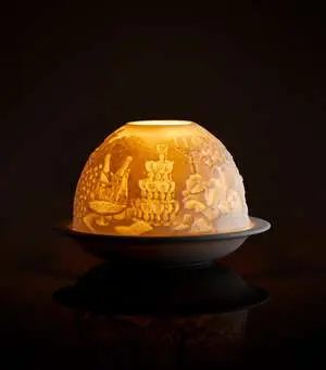 Bernardaud Wedding Led Votivelight Lithophane