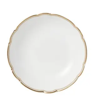Bernardaud Porcelain Pompadour Soup Bowl - Gold