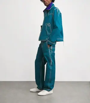 CRAIG GREEN Cotton Embroidered Trousers