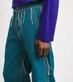 CRAIG GREEN Cotton Embroidered Trousers