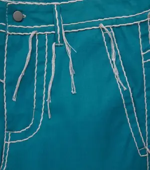 CRAIG GREEN Cotton Embroidered Trousers