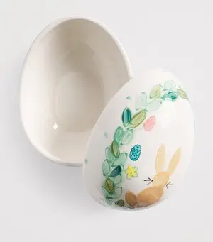 JAYNE REDMOND Large Easter Egg Trinket Box