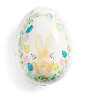 JAYNE REDMOND Easter Egg Trinket Box - White