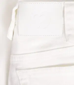 Maje Stretch-cotton Flare Jeans - White