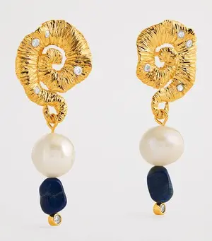 Anni Lu Plated Jetset Earrings