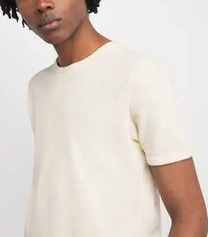 SUNFLOWER Organic Cotton Jagger Waffle T-shirt - Beige
