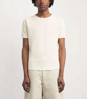 SUNFLOWER Organic Cotton Jagger Waffle T-shirt - Beige