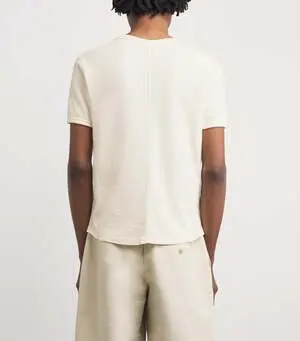 SUNFLOWER Organic Cotton Jagger Waffle T-shirt - Beige