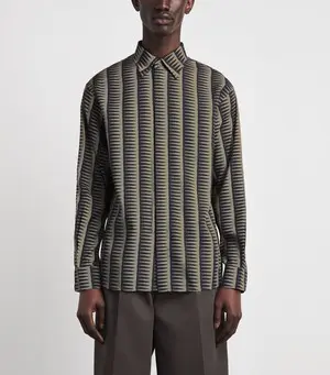 Emporio Armani Printed Long-sleeve Shirt