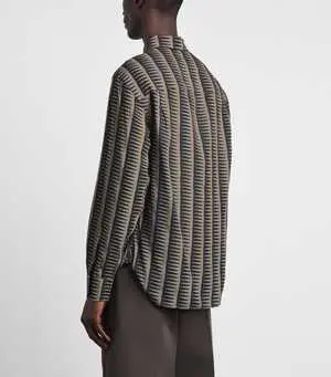 Emporio Armani Printed Long-sleeve Shirt