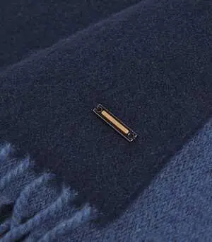 Paul Smith Wool Stripe Scarf - Blue