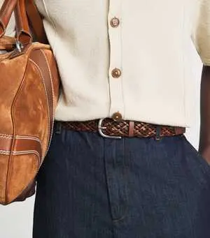 Paul Smith Braided Leather Belt