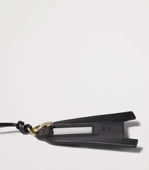 Miu Miu Leather Polo Shirt Keyring - Yellow