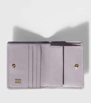Miu Miu Small Leather Matelassé Wallet