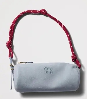 Miu Miu Gabardine Pouch - Turquoise