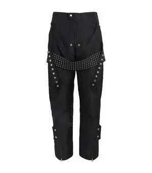 Rick Owens Megastrapped Moto Trousers