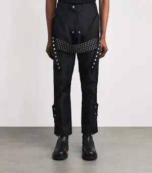 Rick Owens Megastrapped Moto Trousers