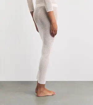 Wolford Daisy Net Midi Skirt - Ivory