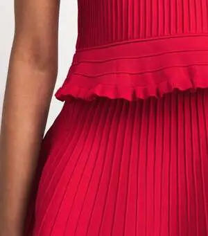 Maje Ruffled Crop Top