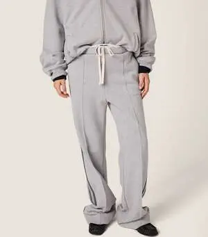 Miu Miu Cotton Fleece Stripe Sweatpants