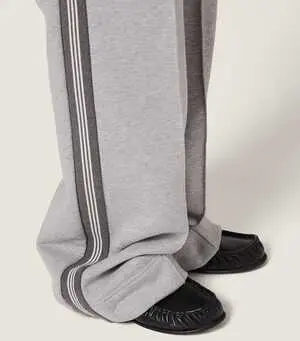 Miu Miu Cotton Fleece Stripe Sweatpants