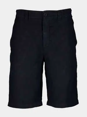 120% Lino Linen Shorts - Blue