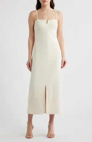 Vince Camuto Scuba Crepe Sleeveless Sheath Dress