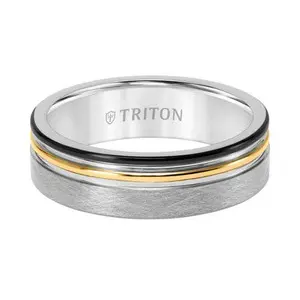 TRITON 7mm Tungsten Carbide Ring