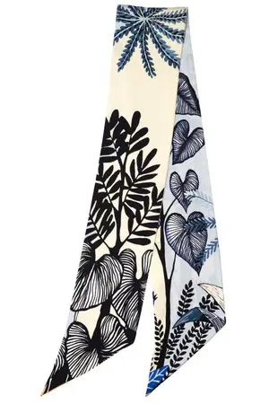 ELIZABETTA Tropicalskinny Silk Scarf