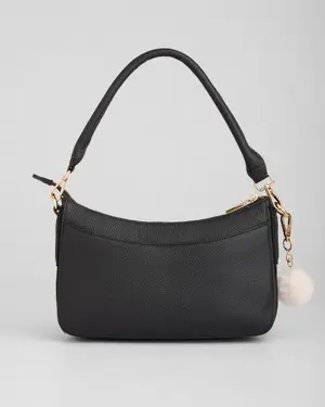 POM POM LONDON Edgware Crossbody Bag - Black