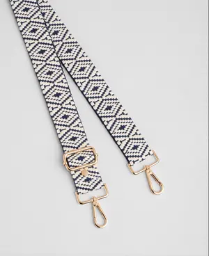 POM POM LONDON Leather Belt Bag - Navy
