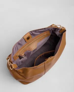 POM POM LONDON Lambeth Plus Bucket Bag - Maple