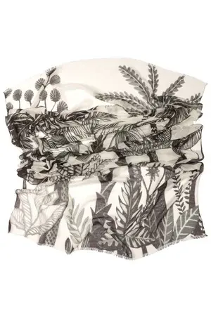 ELIZABETTA Palmamodal Cotton Silk Scarf/shawl