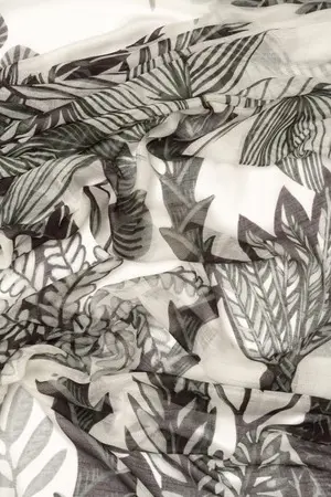 ELIZABETTA Palmamodal Cotton Silk Scarf/shawl