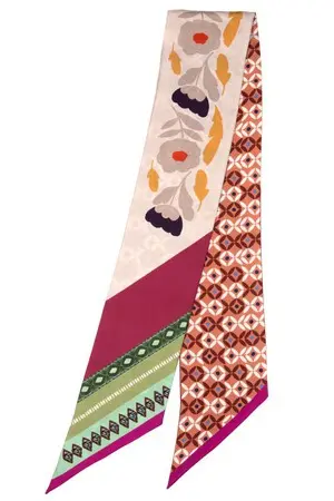 ELIZABETTA Pamelaskinny Silk Scarf