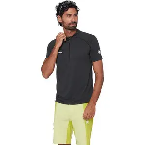 MAMMUT Ducan Fl 1/2-zip T-shirt - Black