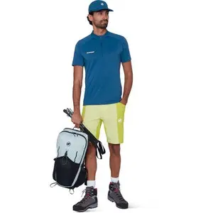 MAMMUT Ducan Fl 1/2-zip T-shirt - Tschiel
