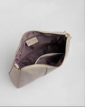 POM POM LONDON Westminster Crossbody Bag - Stone