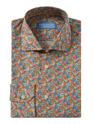 Robert Talbott Reynolds Printed Floral Shirt - Blue Multi