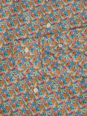 Robert Talbott Reynolds Printed Floral Shirt - Blue Multi