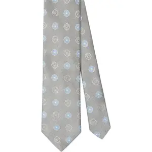 Robert Talbott Robert Talbott Flower Jacquard Necktie Gray