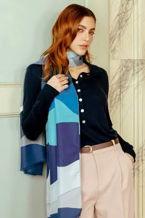 ELIZABETTA Ondasilk Scarf Shawl