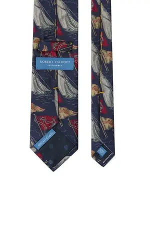 Robert Talbott Silk Necktie - Navy