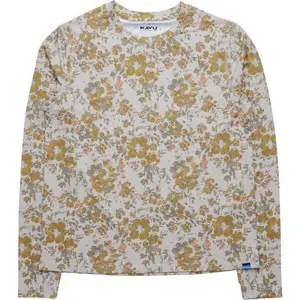KAVU Sunlite Crewneck Top - Soft Bloom